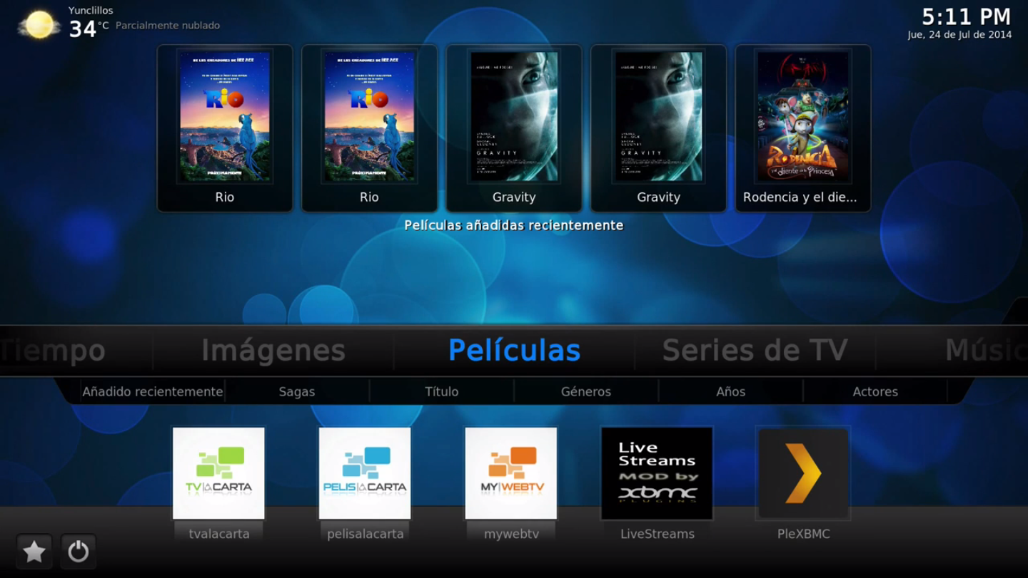 En cuanto al manejo multimedia del NAS podemos utilizar el mando a ...