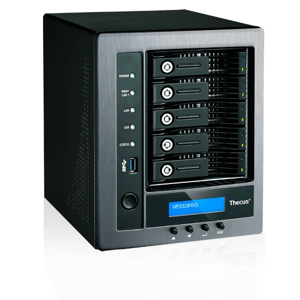 Thecus N5810PRO, un NAS con batería incorporada. - NASeros